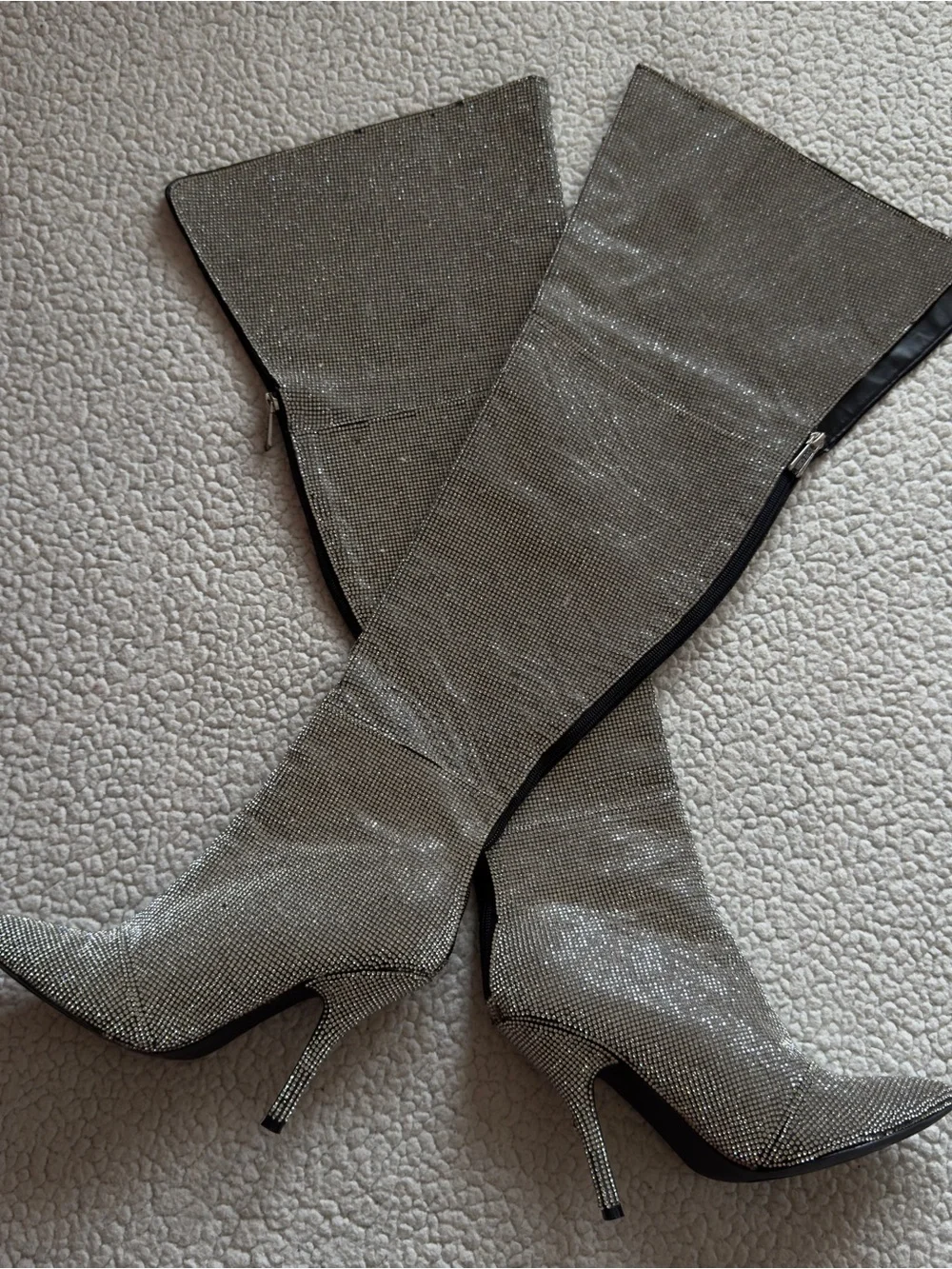 Cape Robbin | Shoes | Cape Robbin Crown Rhinestone Over The Knee Boots ...